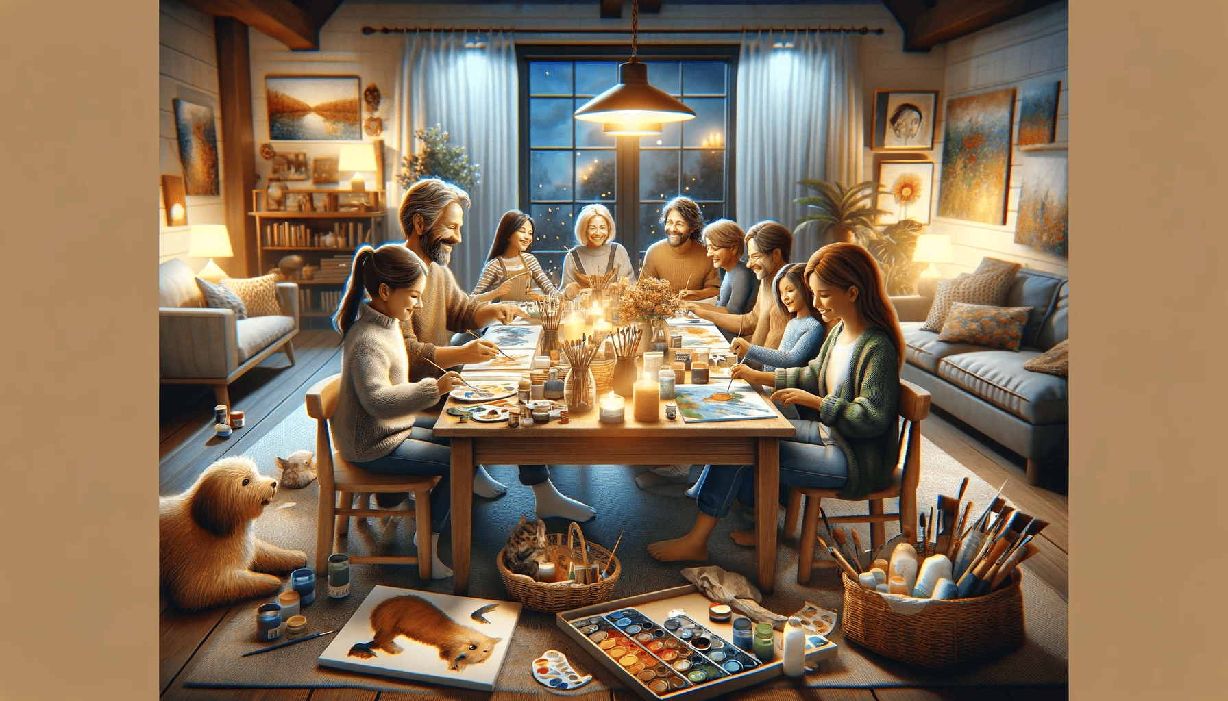 Family Paint Night at Home: How to Host the Perfect Artsy Evening